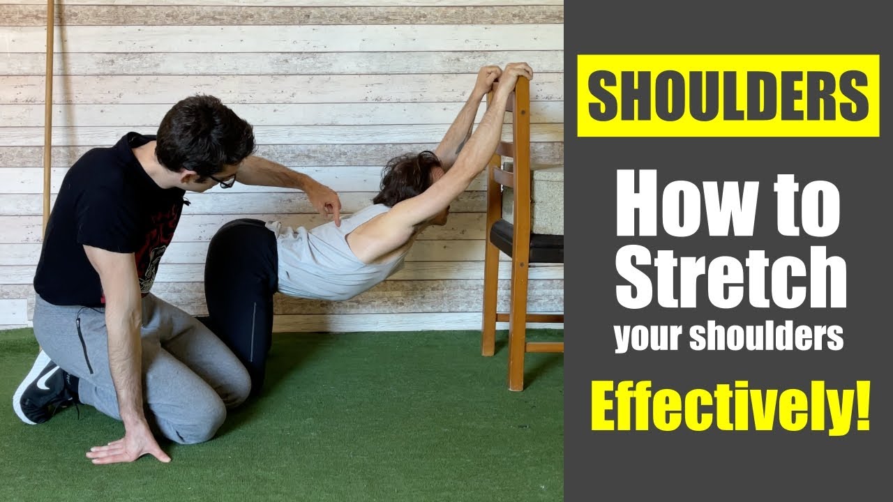 Stretch your SHOULDERS with the SHOULDER OPENER. Flexibility exercise ...