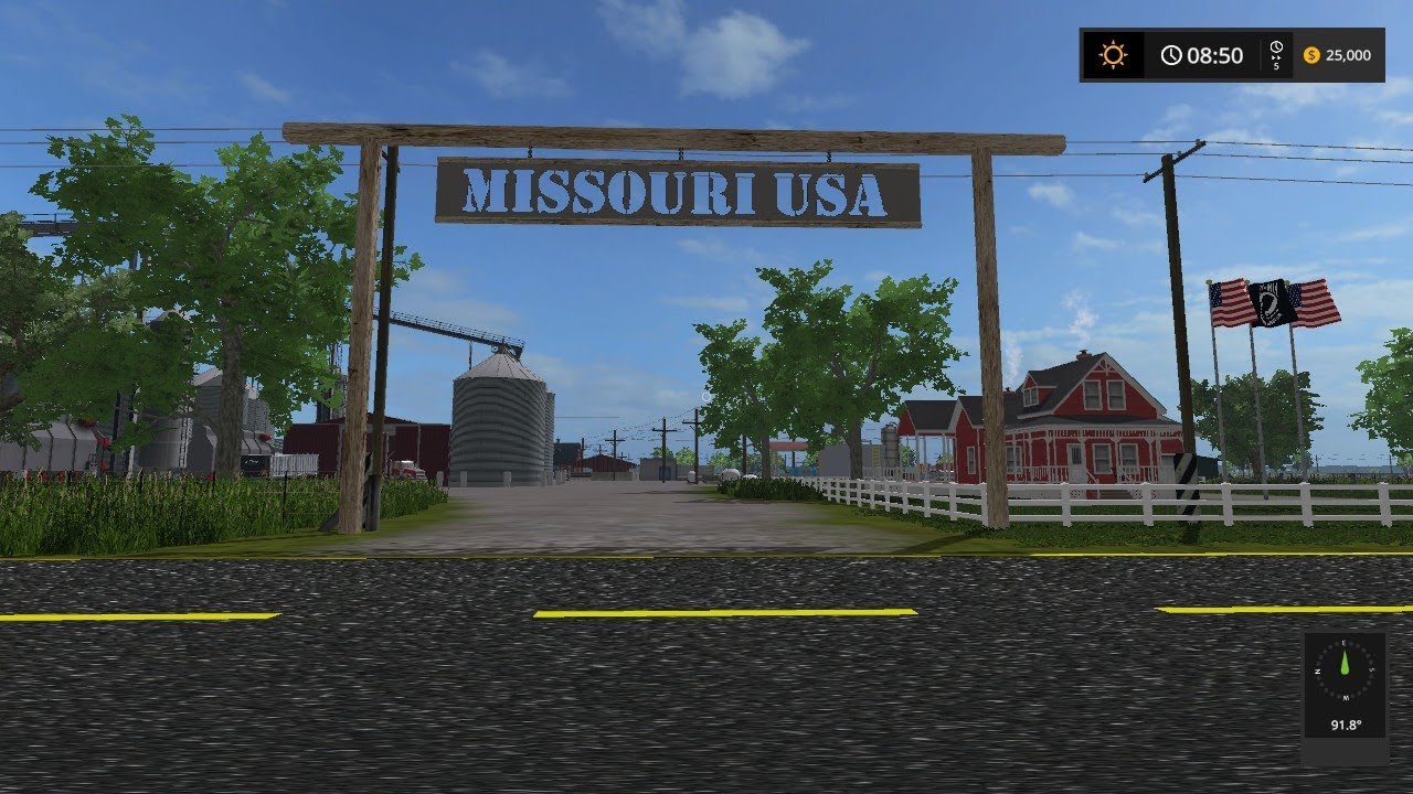 Lets Play Farming Simulator 17 Map Review "FS17 Missouri"! - YouTube