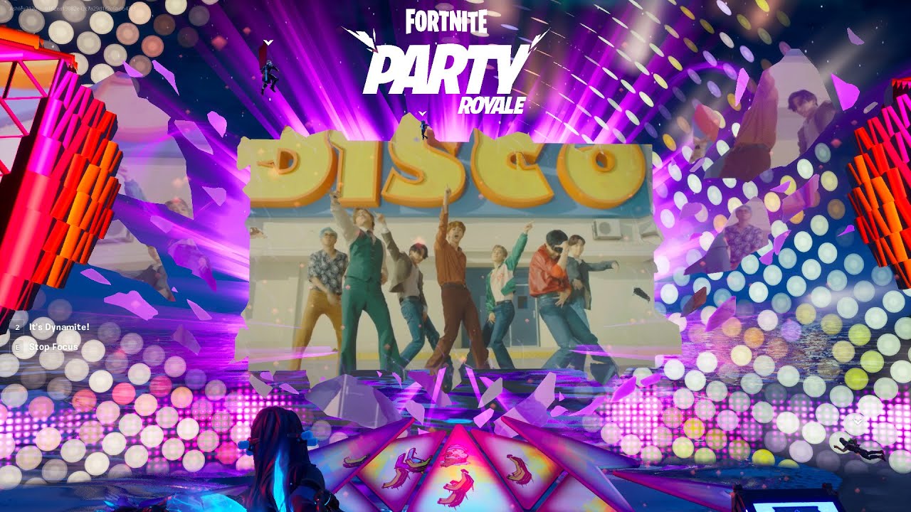 Fortnite: BTS Dynamite Music Video - YouTube