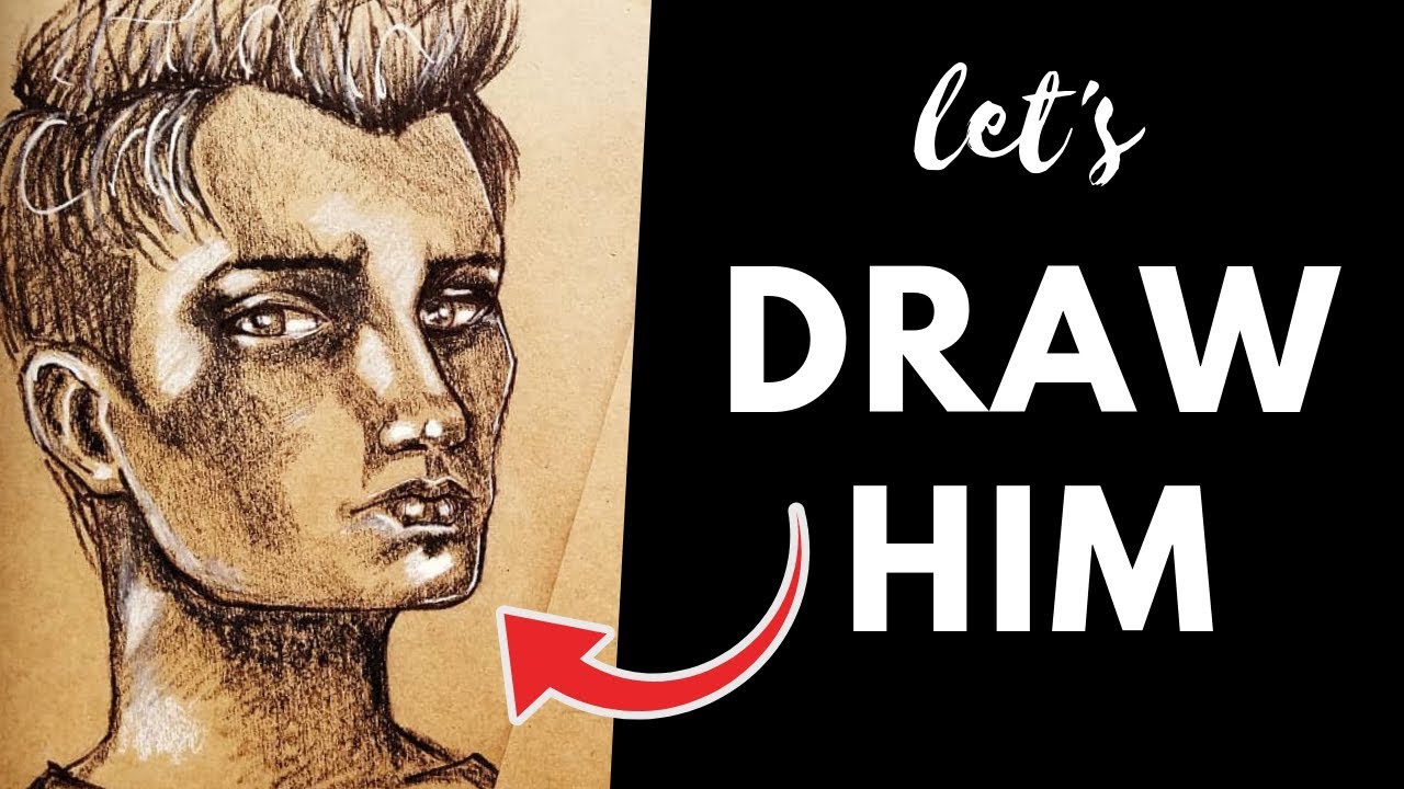 HOW TO DRAW a Hot DUDE, Together! - YouTube
