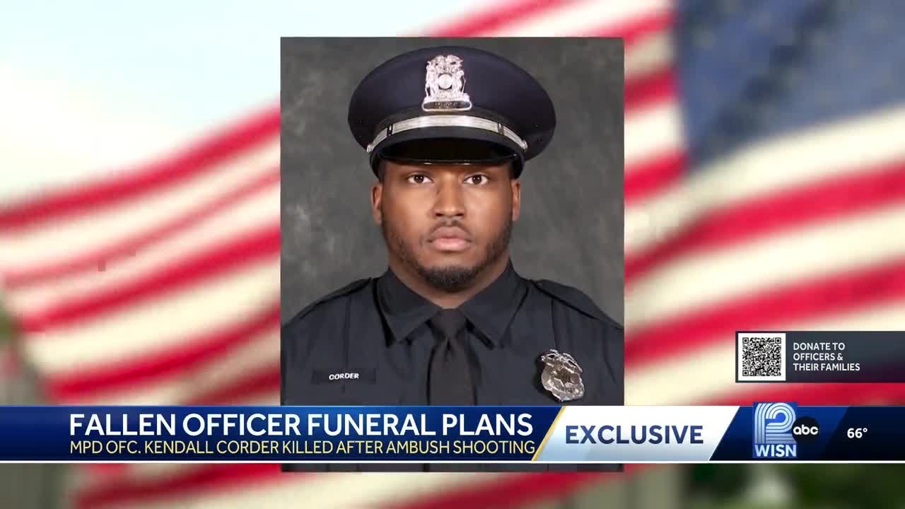 Funeral home prepares to honor fallen Milwaukee police officer - YouTube