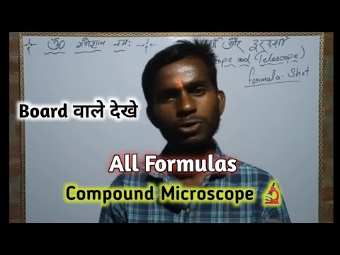 All Formulas Compound microscope class 12 physics chapter 9 #class12th ...