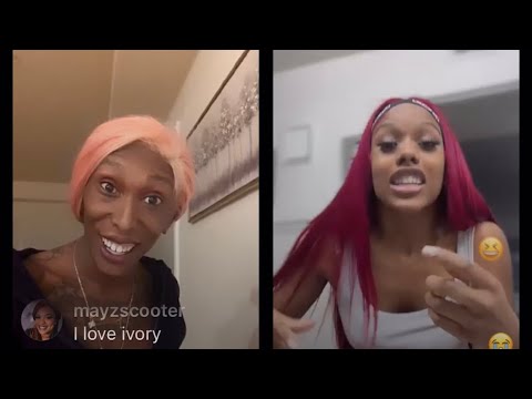 Ivory And Donyae on LIVE with Barbie and Kenzy 😂 ‼️ (HILARIOUS DANCE ...