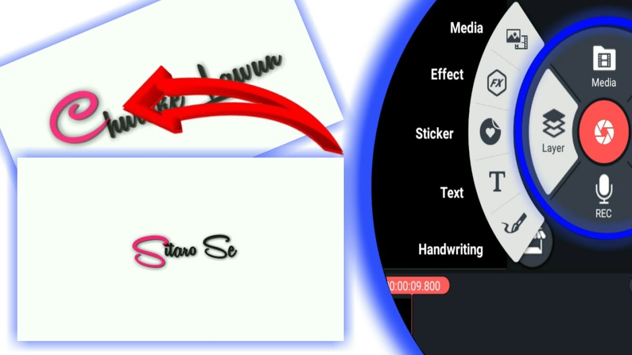 KineMaster Clip Ghaphics Se White Screen Status video Kese Banate hai ...