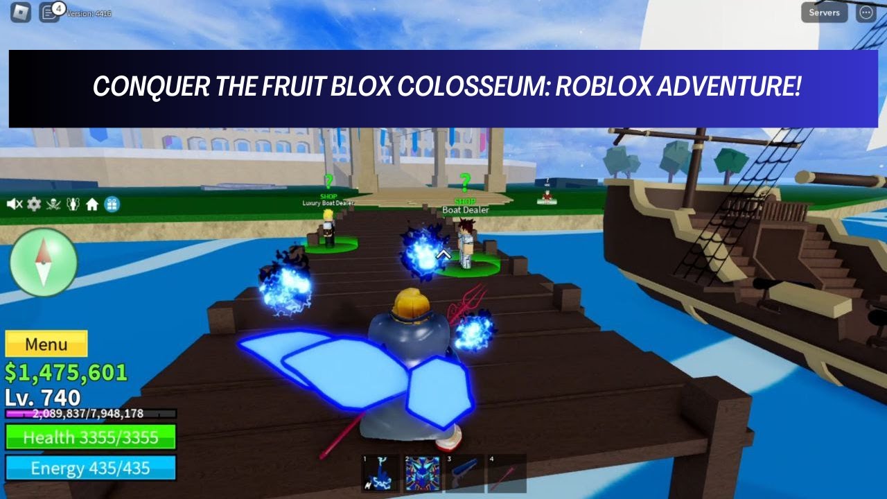 Conquer the Fruit Blox Colosseum: Roblox Adventure! - YouTube