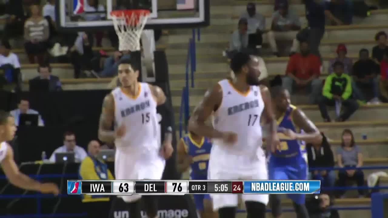 Ramon Harris posts 16 points & 16 rebounds vs. the 87ers, 3/4/2016 ...