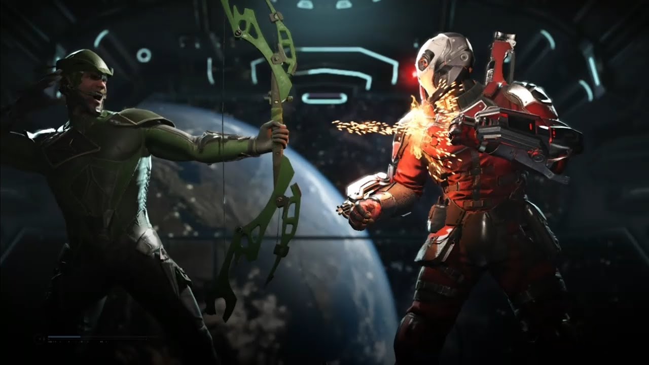 Green Arrow Vs Deadshot INJUSTICE 2 #videojuegos #gameplays - YouTube