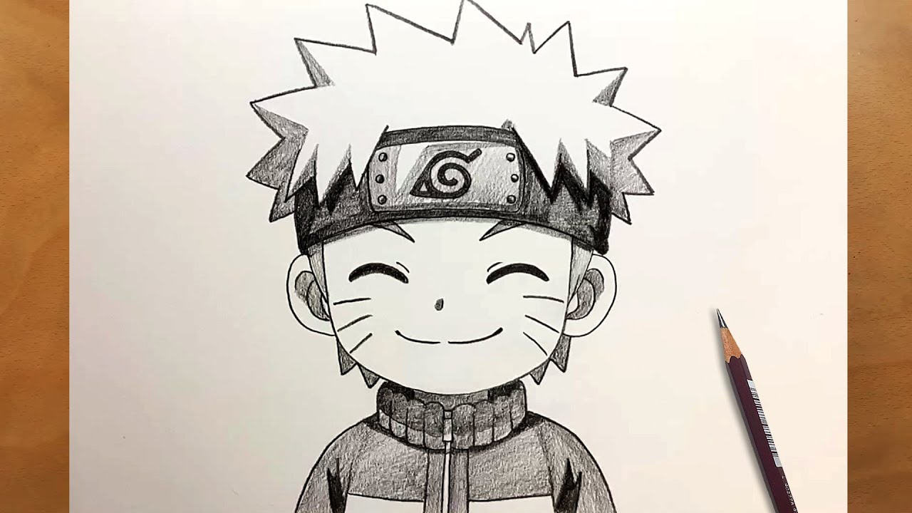 Cute Naruto Chibi Drawing || How to Draw Naruto Uzumaki || Step by Step ...