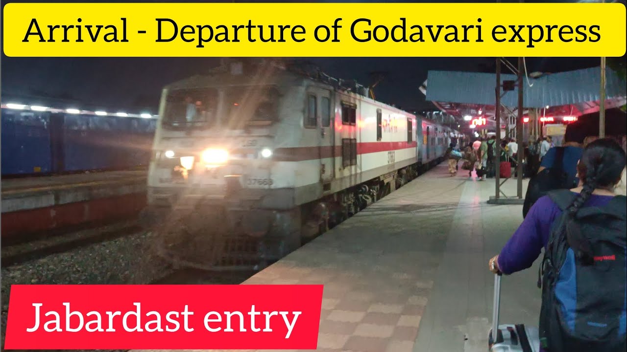 Godavari express ki jabardast entry || indian railways|| - YouTube