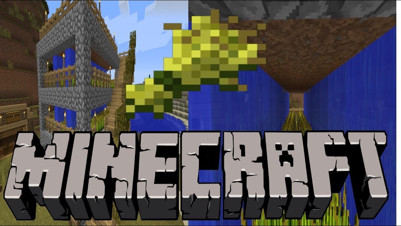 Minecraft 1.12 : Build khu trồng lúa - YouTube
