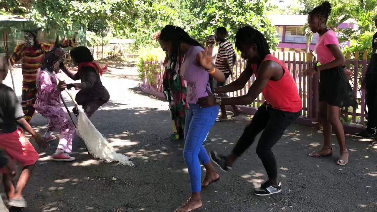 Dancing with the Jonkunnu Performers - YouTube