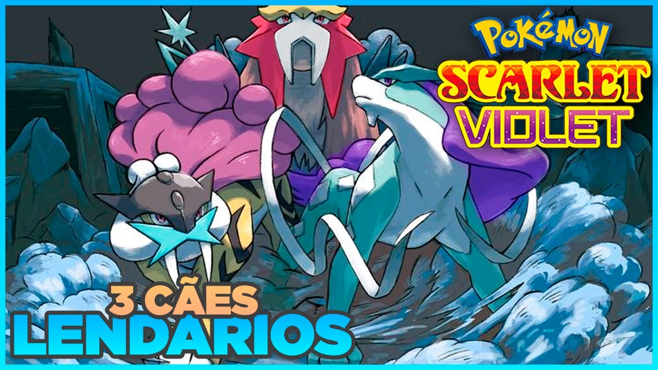 CAPTURANDO OS 3 CÃES LENDÁRIOS EM PALDEA | Pokémon Scarlet The Indigo ...
