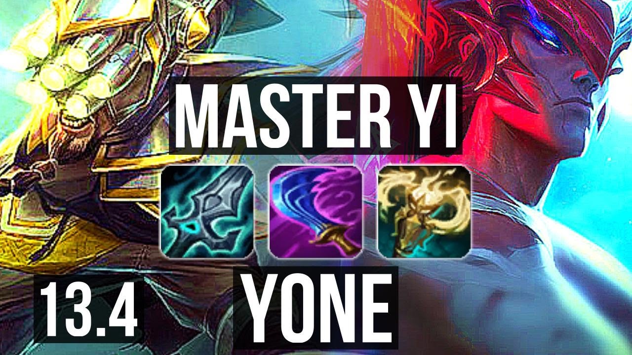 YI vs YONE (MID) | Penta, 7 solo kills, Rank 7 Yi, 1000+ games, 1.3M ...