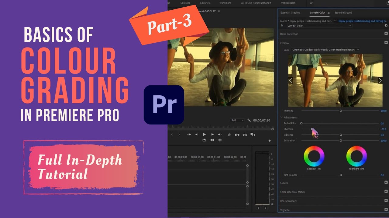 Color Grading for Beginners in Premiere Pro | HSL Secondary and ...