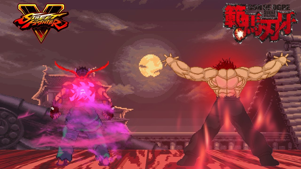 Kage vs Yujiro Hanma - Street Fighter X Baki the Grappler l Capcom X ...