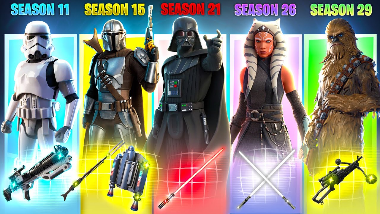 Evolution of All STAR WARS Bosses, Henchmen & Mythic Weapons in ...