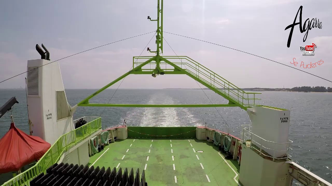 Time Lapse ferry boat Tróia Setubal - YouTube