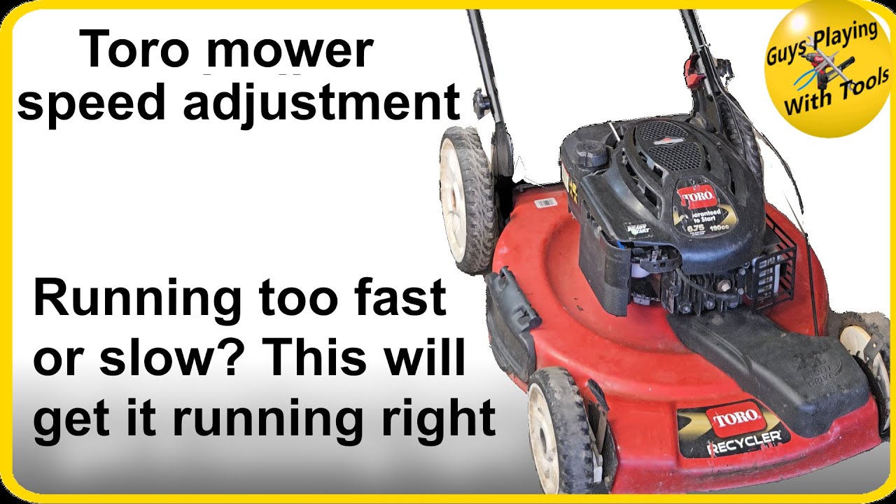 Toro over-revving - It's usually something simple - YouTube