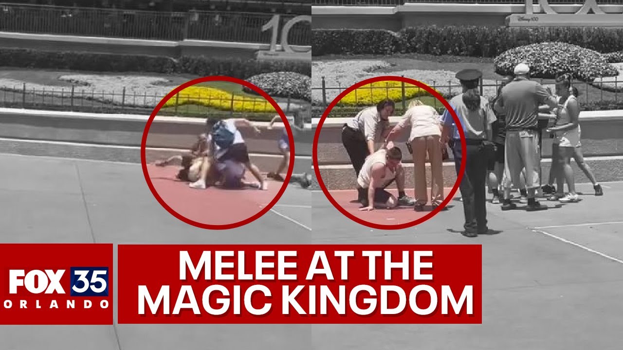 2 families throw punches in all out brawl at Walt Disney World's Magic ...