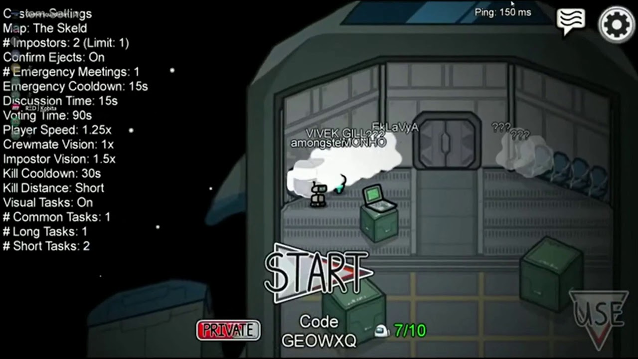 Fastest Lobby Full In Among Us - YouTube