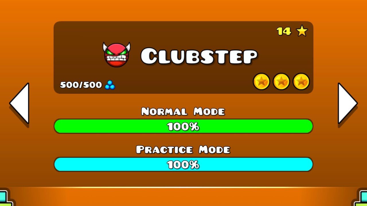Clubstep GD official level 100% complete (all coins) #gaming #geometrydash #clubstep - YouTube