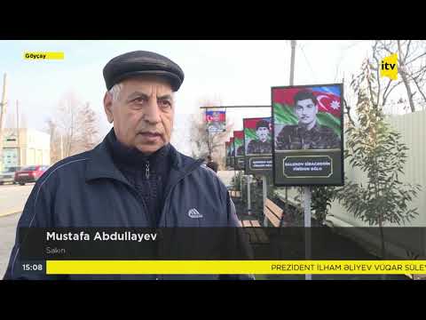 Göyçayda şəhidlərin xatirəsini əbədiləşdirmək üçün park salınıb