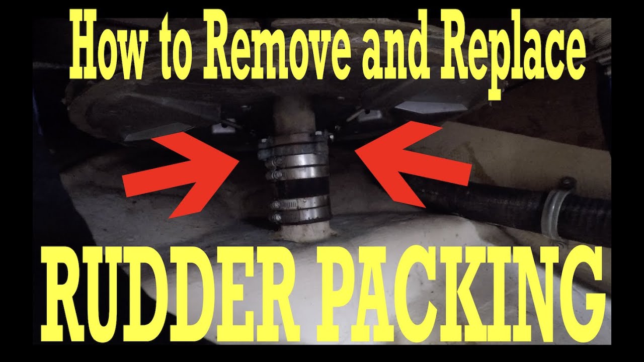HOW TO REMOVE AND REPLACE RUDDER PACKING ~ PACIFIC SEACRAFT 34 - YouTube