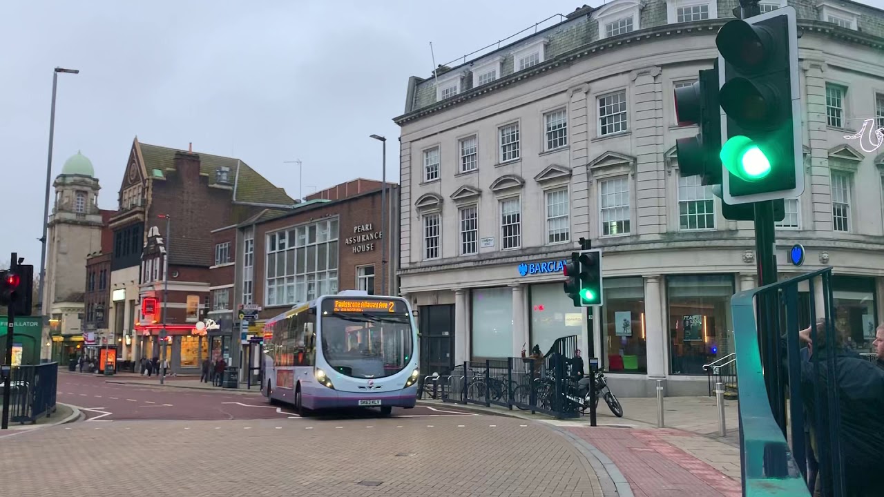 First Bus Route 2 Departing Portsmouth city centre - YouTube