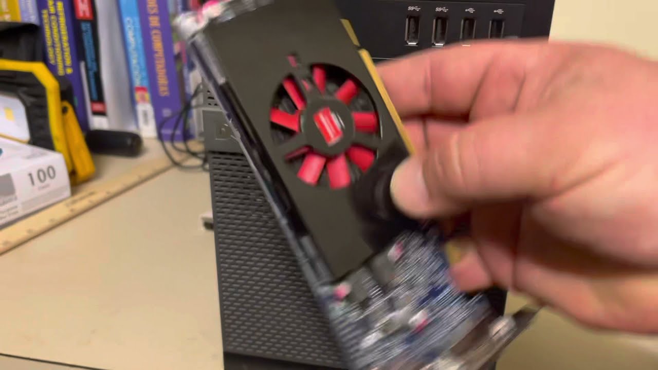 How to install a video card(GPU) in a Dell Optiplex 7040 - YouTube