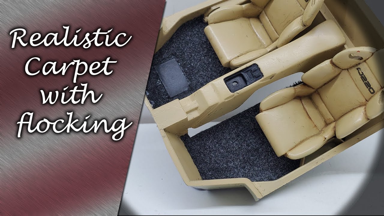 Tips and Tricks: Using flocking for realistic interior carpet - YouTube