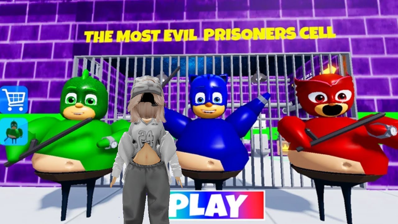 PIJAMAS MASK PRISON RUN (OBBY) Full Gameplay Walkthrough New Update # ...