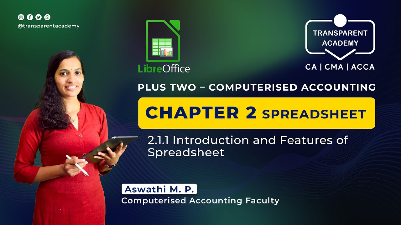 +2 CAS | Chapter 2 - Spreadsheet - Introduction and Features of ...