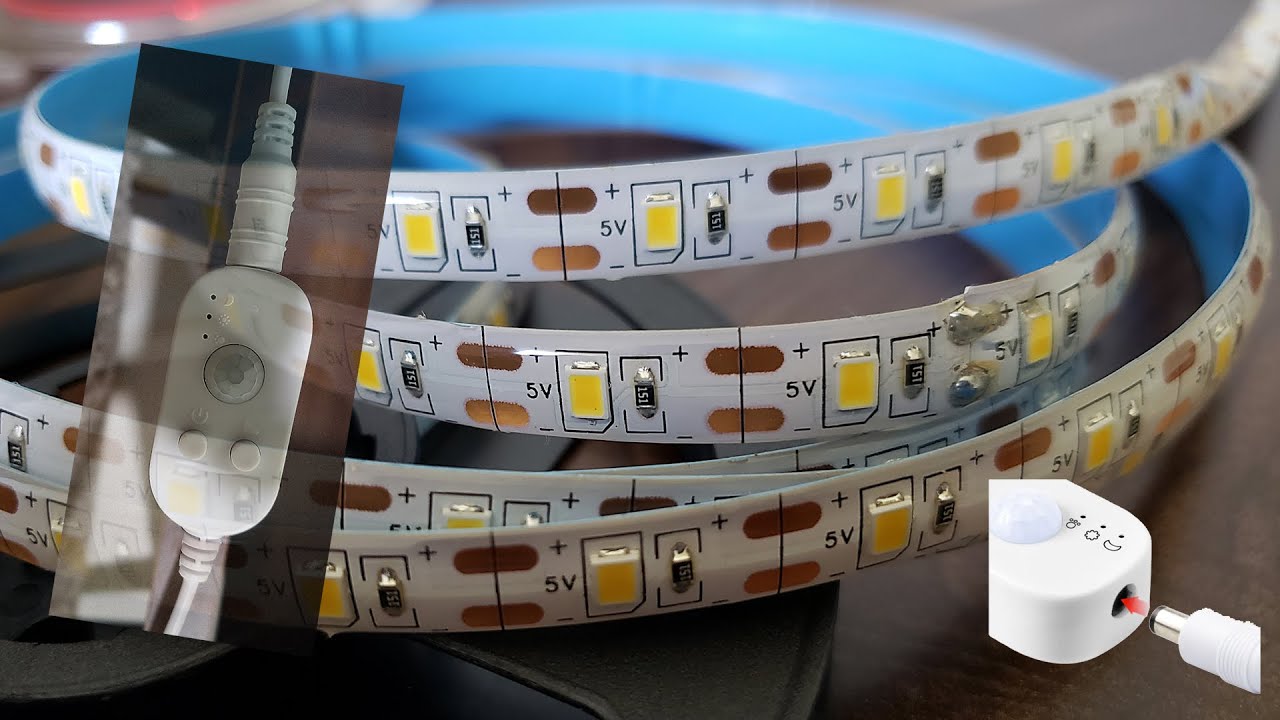 USB-Powered PIR Motion Sensor LED Strip: Unpacking, Installation and ...