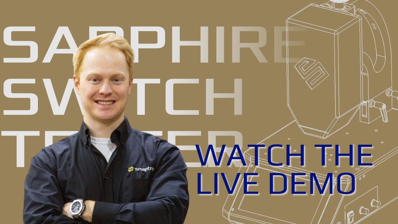 Live Demo of the Sapphire Switch Tester by Snaptron | How to Analyze ...
