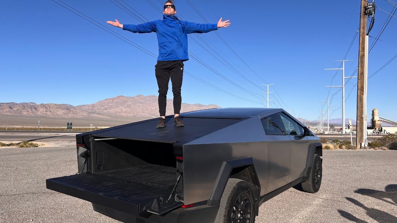 Military Aviator's Reaction to Driving the Cybertruck For the First ...