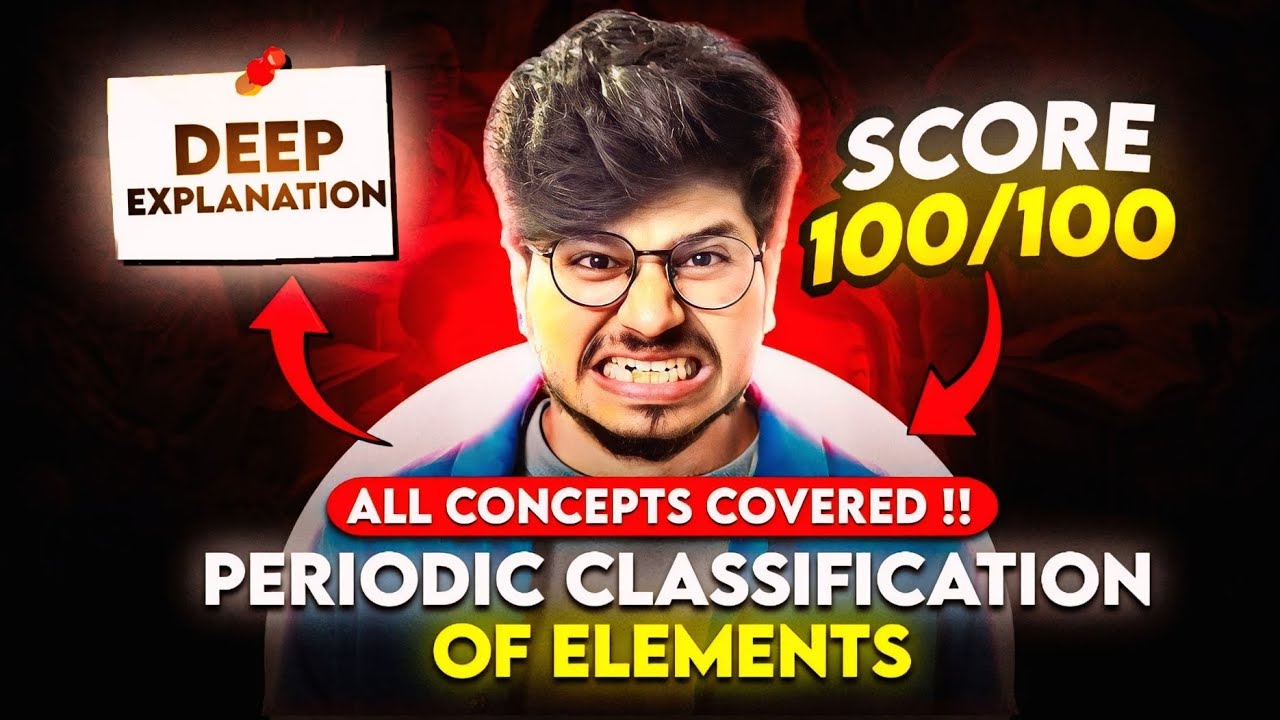 PERIODIC CLASSIFICATION OF ELEMENTS ONE SHOT CLASS 11 CHEMISTRY 🔥 ...