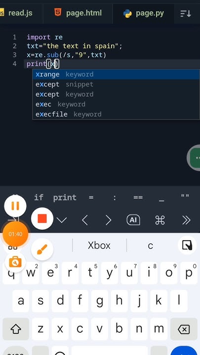 RegEx subFunctions in python #shorts #regex #sub #function #print # ...