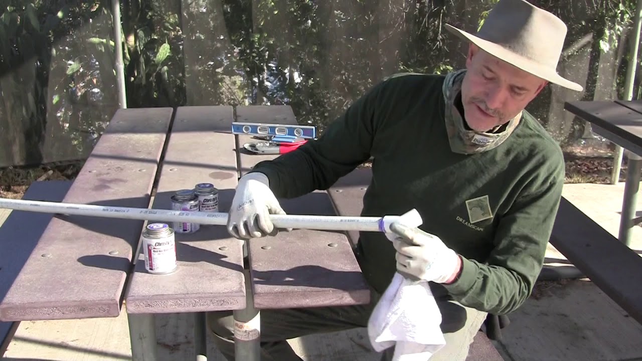 Cutting and Solvent Welding PVC - YouTube