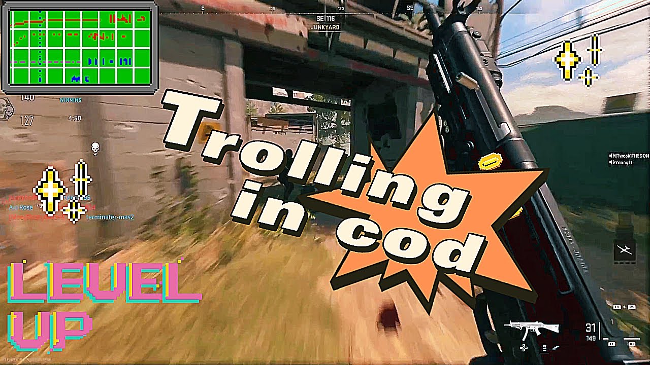 Trolling people on Cod - YouTube
