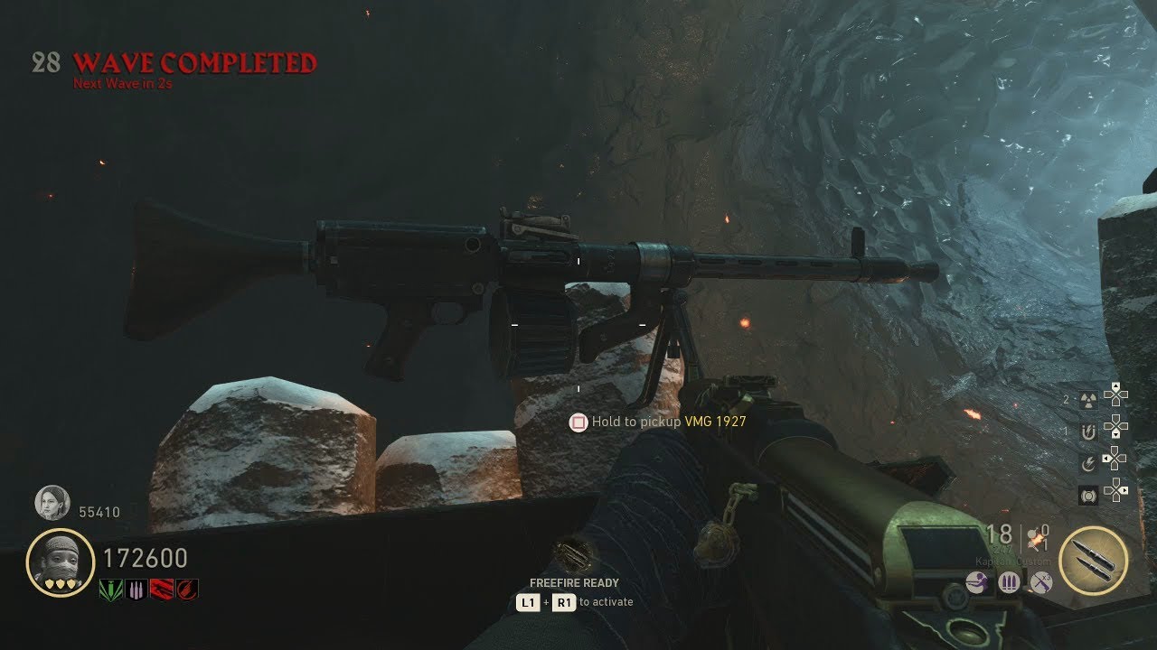 New Gun VMG 1927 Added To WW2 Zombies (Gameplay) - YouTube
