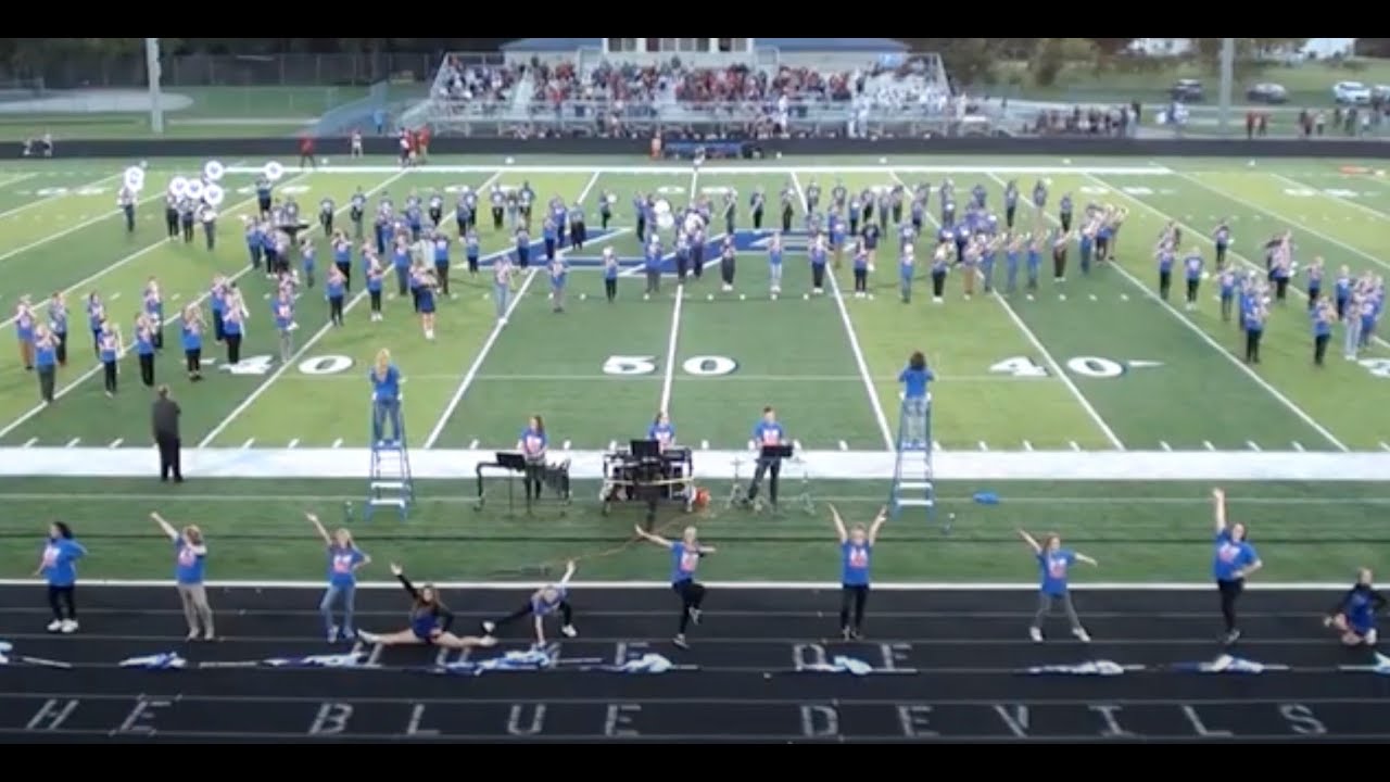 LFHS Blue Devil Marching Band performs its Dance Dance Revolution Show ...