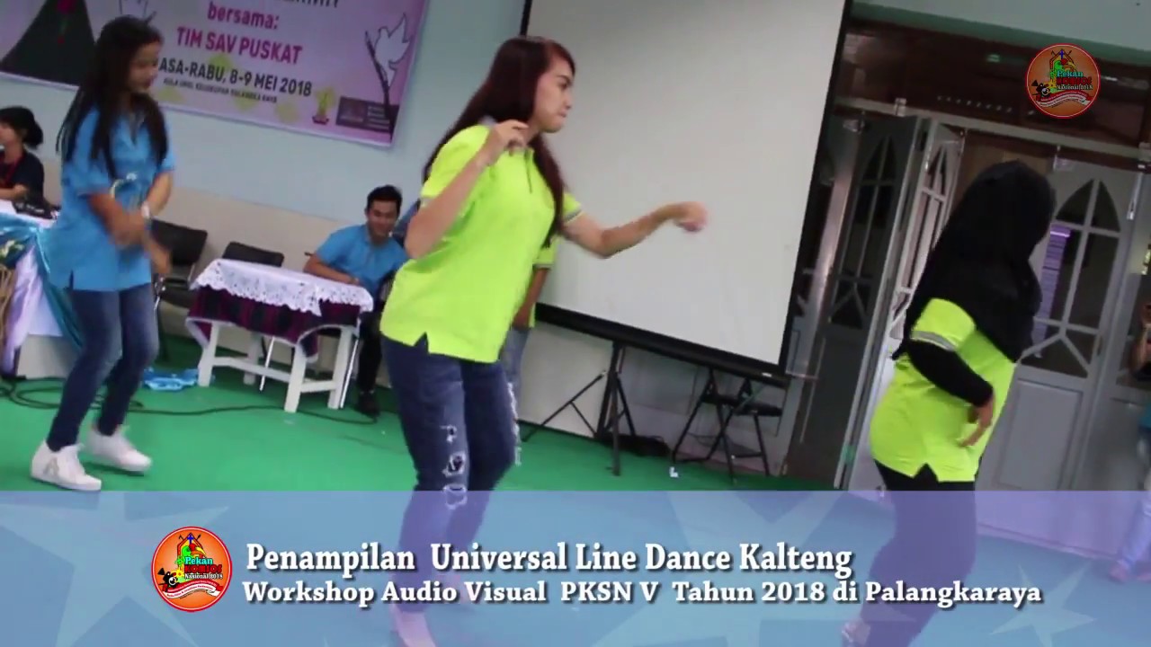Universal Line Dance Kalteng - YouTube
