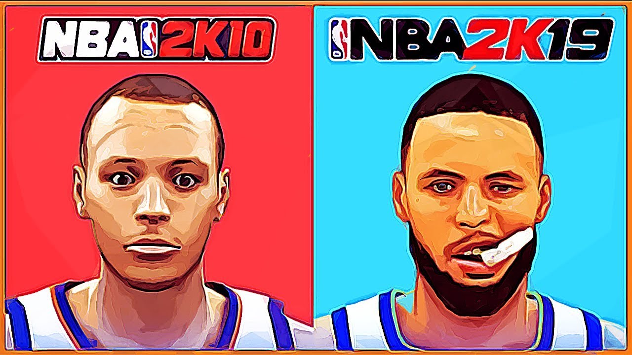 STEPH CURRY evolution [NBA 2K10 - NBA 2K19] - YouTube