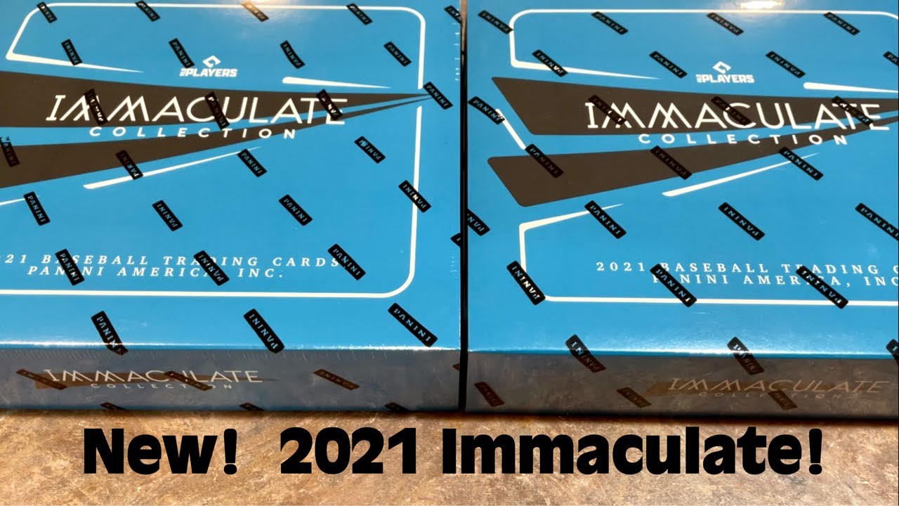 NEW RELEASE! 2021 IMMACULATE BASEBALL CARD DOUBLE BOX OPENING! - YouTube