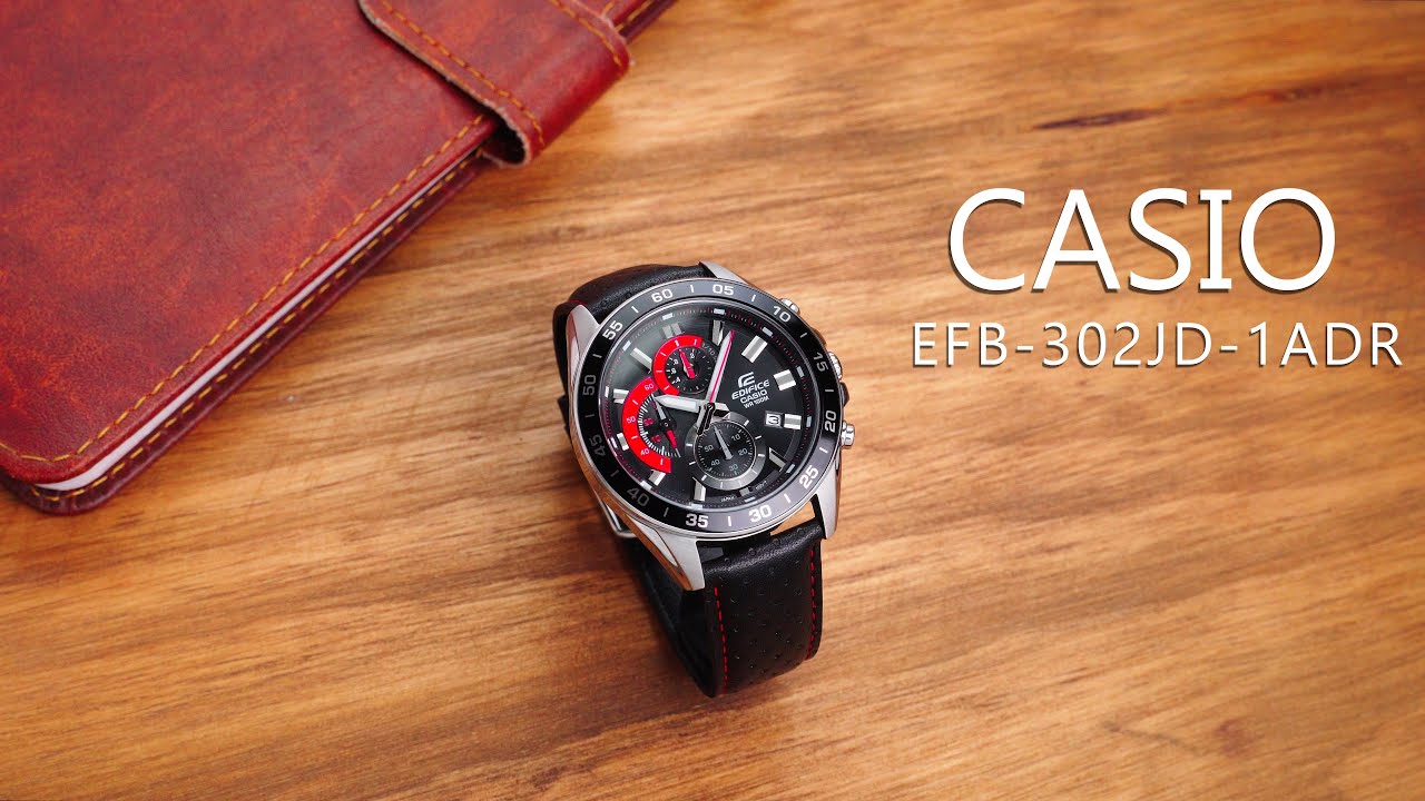 Đồng hồ Casio EFB-302JD-1ADR - Nam - Kính Sapphire - Quartz (Pin) - Dây ...