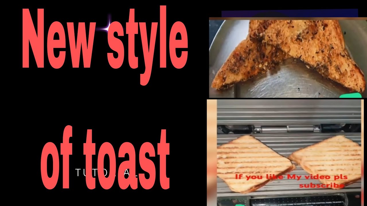 बिल्कुल नई दो तरह की toast की recipe। || new style of toast ...