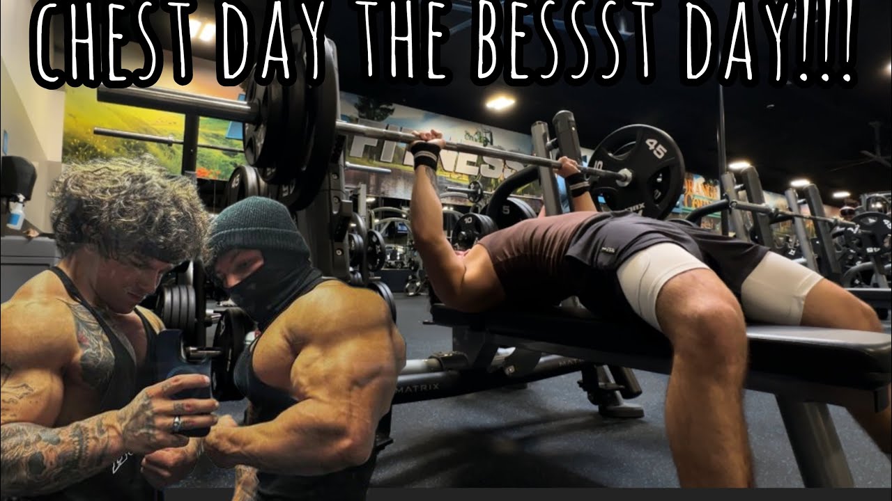 Chest/Back Day -aesthetics- - YouTube