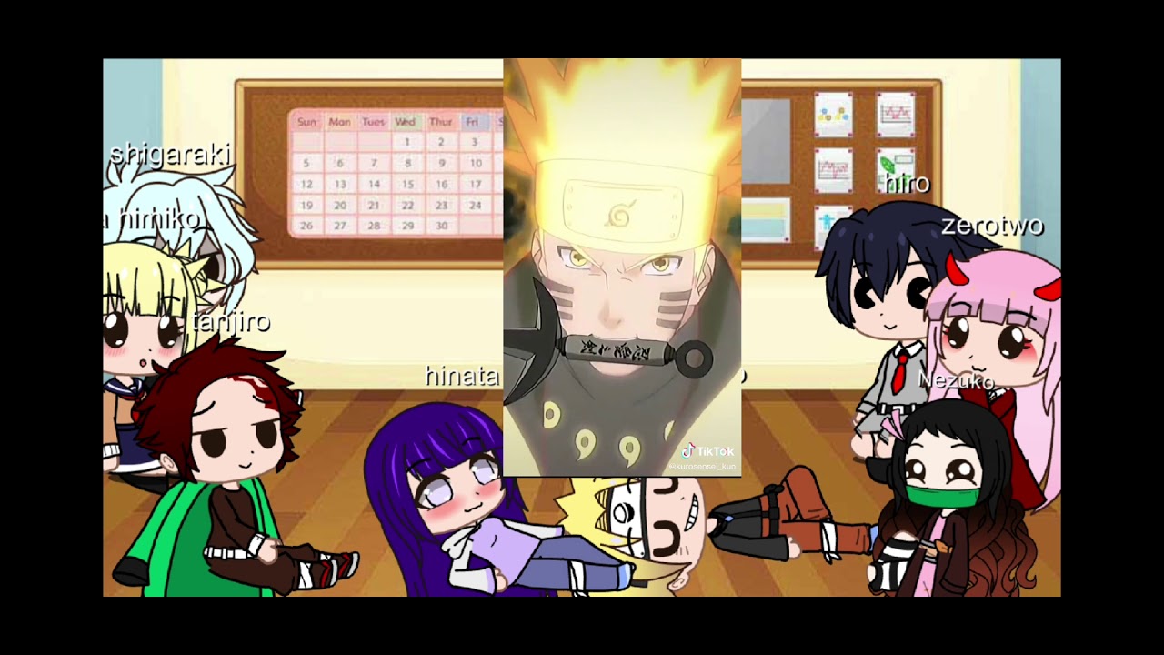 anime react to naruto (lazy) |requested| - YouTube