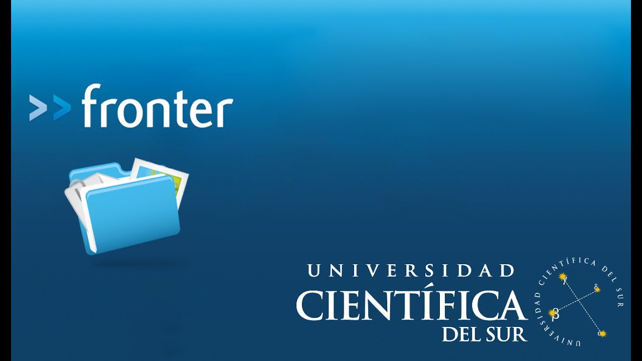 Tutorial Fronter | ¿Cómo ingresar a fronter UCSUR? - YouTube