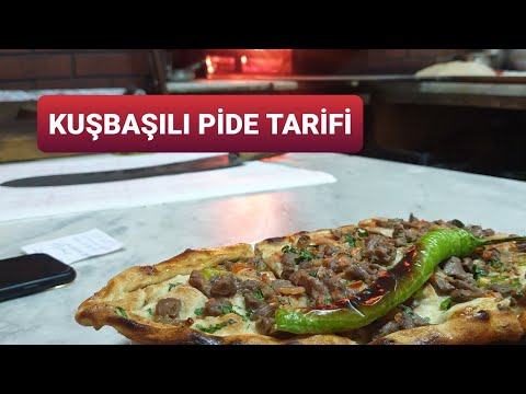 LOKANTA USULÜ KUŞBAŞILI PİDE TARİFİ | TAŞ FIRIN | KOLAY TARİF! #kusbasilipide